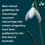 Australia releases first national guidelines for miscarriage and early ...